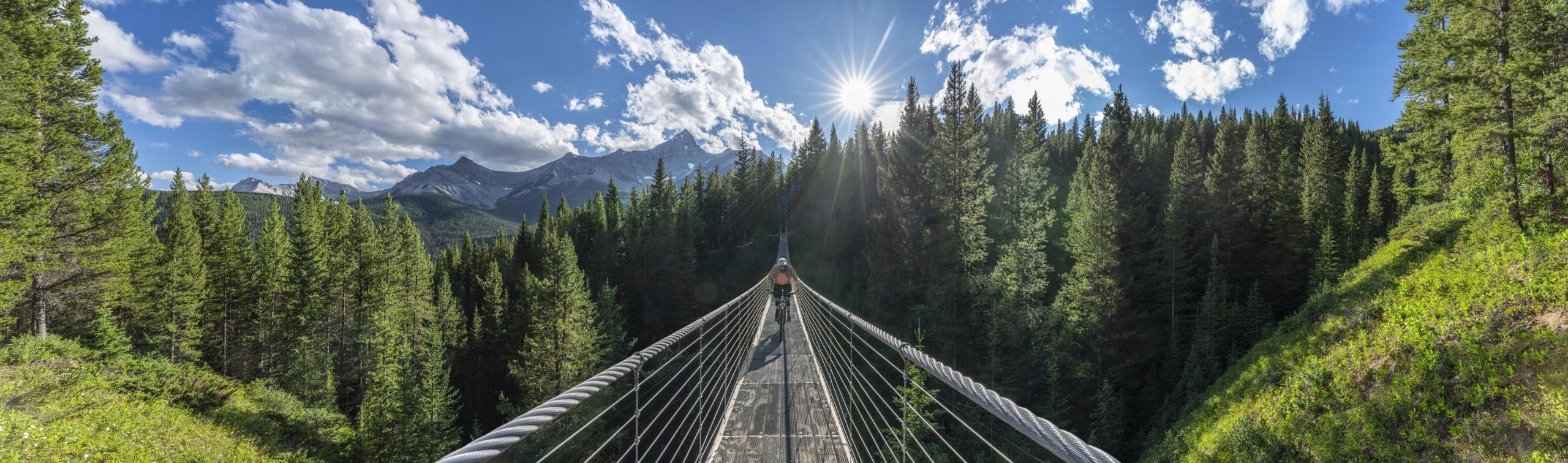 Blackshale Creek Suspension Bridge | Canmore Kananaskis